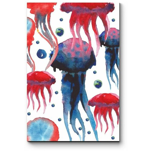 Модульная картина Краски подводного мира 110x165
