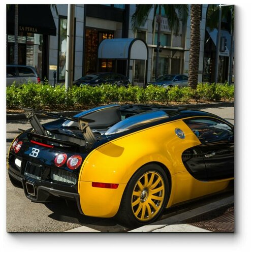 Модульная картина Bugatti Veyron 100x100