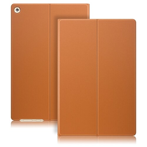 Чехол-обложка MyPads для Huawei MediaPad M5 8.4 с подставкой коричневый