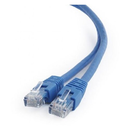 Патч-корд Cablexpert UTP кат.6, 0.25м, литой, многожильный (синий)