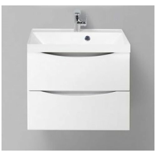 Тумба под раковину BelBagno Marino 65 bianco lucido MARINO-650-2C-SO-BL-P