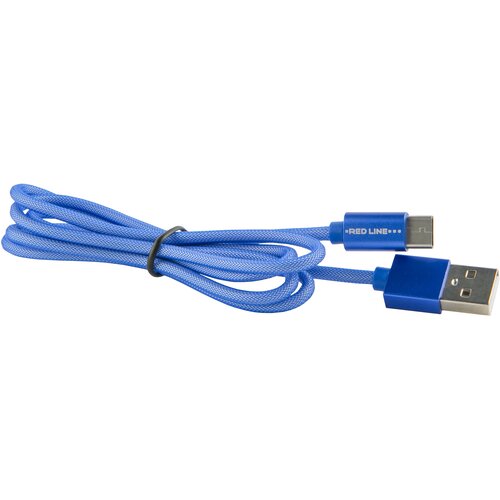 Дата кабель USB - Type-C круглый/Провод USB - Type-C/Кабель USB - Type-C разъем/Зарядный кабель синий
