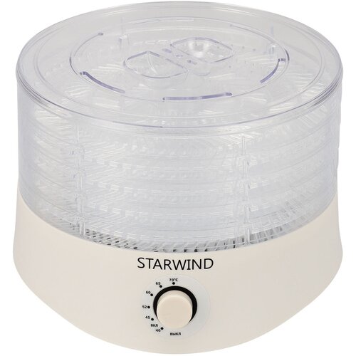 Сушка для фруктов и овощей Starwind SFD5030 5под. 280Вт белый