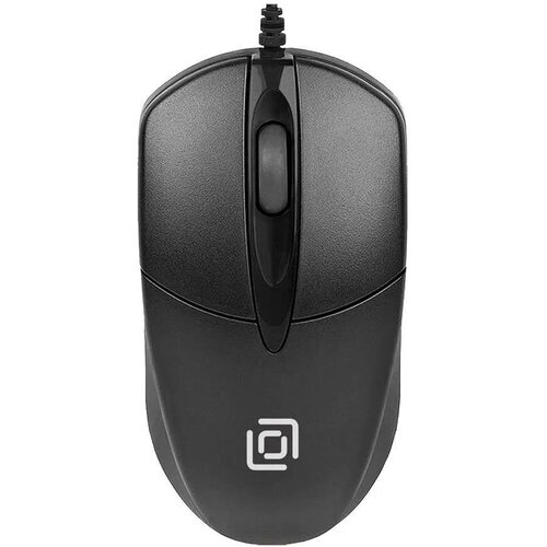 Мышь Oklick, мышь оптическая, мышь проводная, USB, мышь 1200 dpi, мышь черного цвета