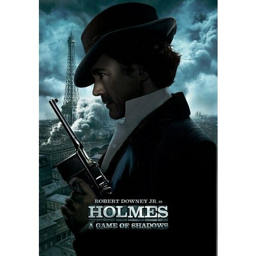 Плакат, постер на холсте Шерлок Холмс: Игра теней (Sherlock Holmes A Game of Shadows), Гай Ричи. Размер 21 х 30 см