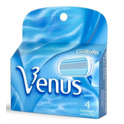 Сменные кассеты для бритья Gillette Venus - 4 штуки