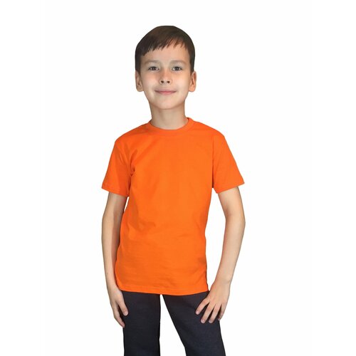 Футболка Детрик, размер 98/104, оранжевый
