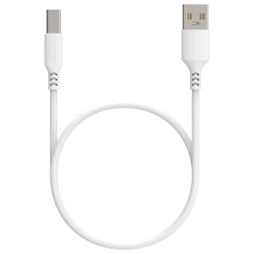 Кабель MAXVI USB - USB Type-C (MC-A02L), 1 м, 1 шт., белый