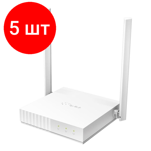 Комплект 5 штук, Маршрутизатор WI-FI TP-Link TL-WR844N N300 10/100BASE-TX белый