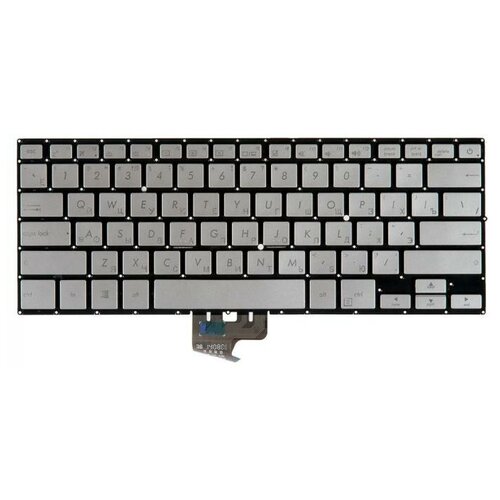 Клавиатура / Laptop Keyboard / для ноутбука Asus NX500JK серебристая