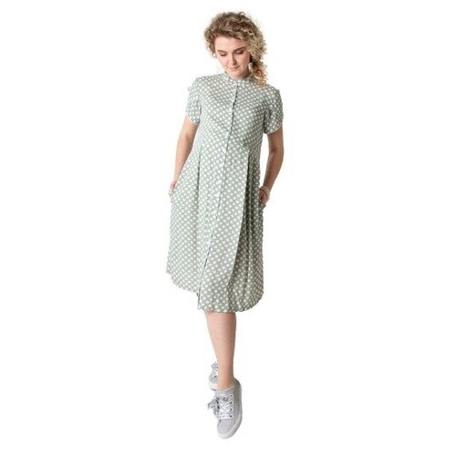 Платье Мамуля Красотуля, размер 50 (XL), зеленый