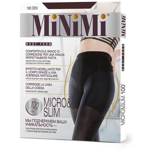 Колготки  MiNiMi Micro&Slim, 100 den, размер 2, красный