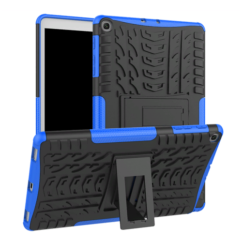 Чехол-бампер MyPads для Samsung Galaxy Tab A 10.1 2016 SM-T580/ T585C/T585N противоударный усиленный ударопрочный синий