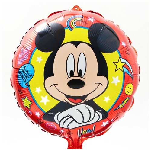 Disney Шар воздушный "Мышонок", 16 дюйм, фольгированный, Микки Маус