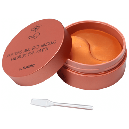 L. SANIC Гидрогелевые патчи с пептидами и красным женьшенем, 60 шт L. SANIC Peptides/Red Ginseng Premium Eye Patch