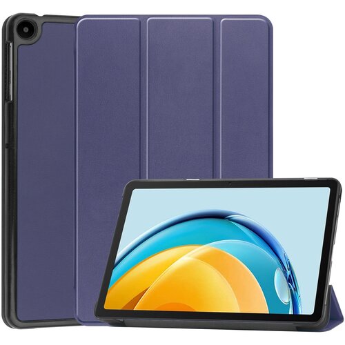 Чехол для планшета Huawei MatePad SE 10.4 дюйма (AGS5-W09/L09), с магнитом, прочный пластик (темно-синий)