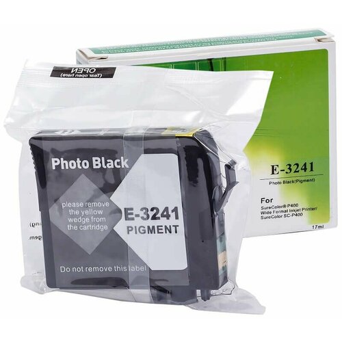 Совместимый картридж Imatec T3241 для Epson SureColor SC P400 фото черный 17 мл