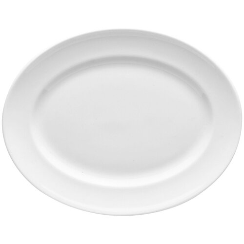 Блюдо овальное «Монако Вайт», белый, фарфор, 9001 C393, Steelite