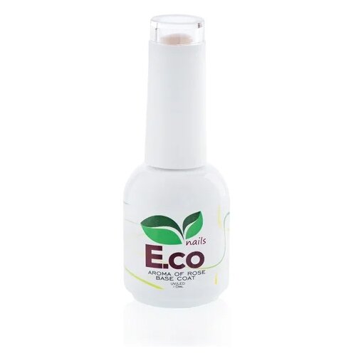 E.co nails Базовое покрытие Aroma Base, aroma of rose, 10 мл