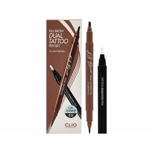 Маркер для бровей Clio Kill brow Dual tatoo