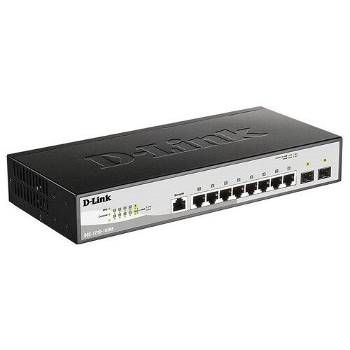 Коммутатор (switch) D-link DGS-1210-10/ME/B2A с 8 портами