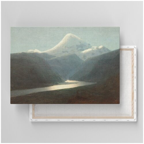 Картина на холсте с подрамником / Куинджи Архип - Эльбрус. Снежные вершины