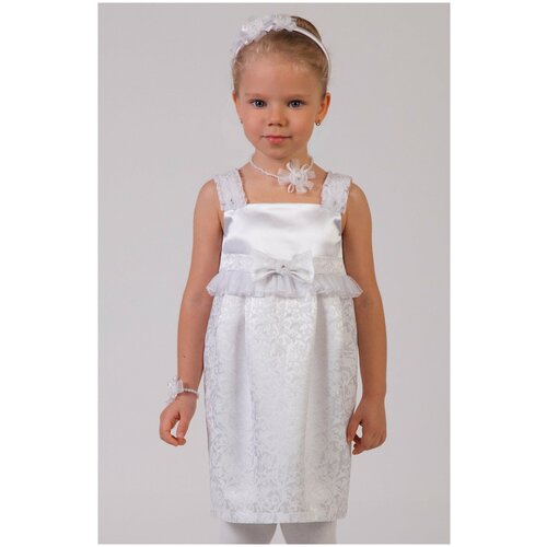 Платье Инфанта, размер 128/64, белый