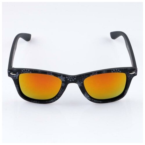 Солнцезащитные очки Мастер К., оранжевый, черный