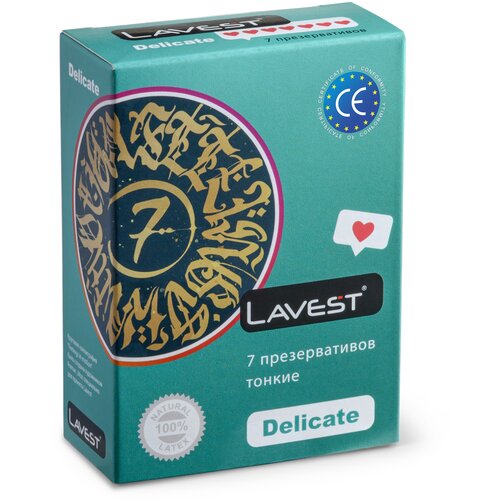 Презервативы LAVEST Delicate, 7 шт.