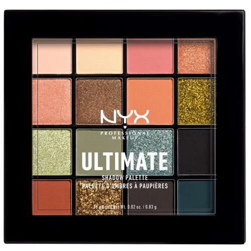 NYX professional makeup Палетка теней Ultimate Shadow Palette, 13 г