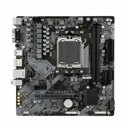 GigaByte Материнская плата Gigabyte B650M S2H, SocketAM5, AMD B650, mATX, Ret