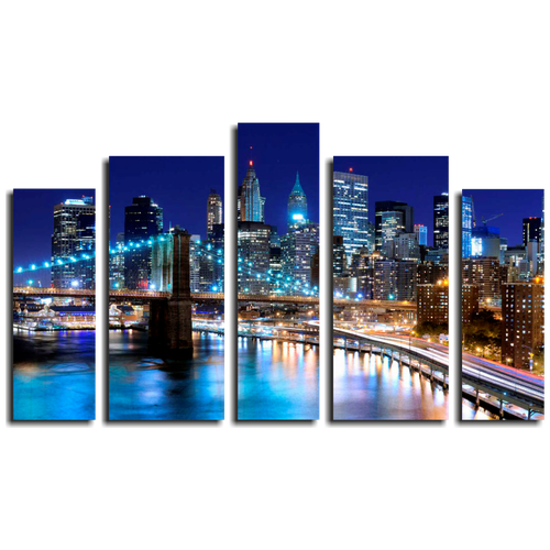 Модульная картина Нью Йорк; New York 132х80 см