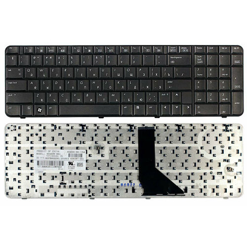 Клавиатура для HP Compaq 456587-001 черная