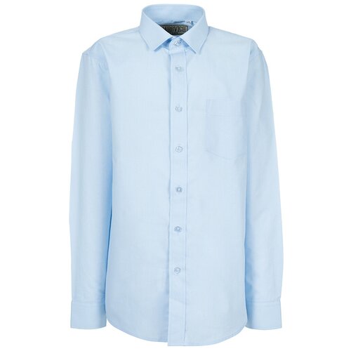 Школьная рубашка Tsarevich, размер 134-140, синий, голубой