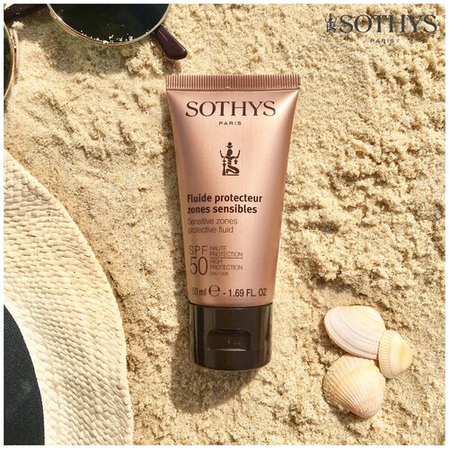Sothys флюид Sensitive Zones SPF 50, 50 мл