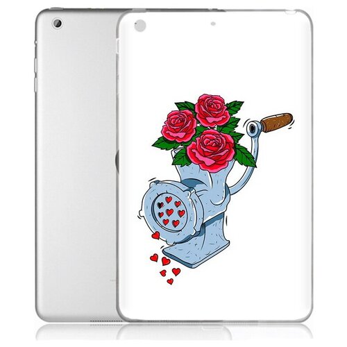 Чехол задняя-панель-накладка-бампер MyPads Цветочные сердца для Apple iPad 9.7 (2017)/Apple iPad 9.7 (2018) A1822/A1823/A1893/A1954 противоударный