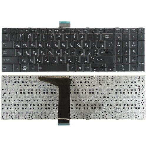 Клавиатура для ноутбука Toshiba Satellite C850D черная