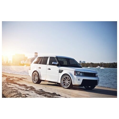 Постер на холсте Рендж ровер (Range Rover) 45см. x 30см.