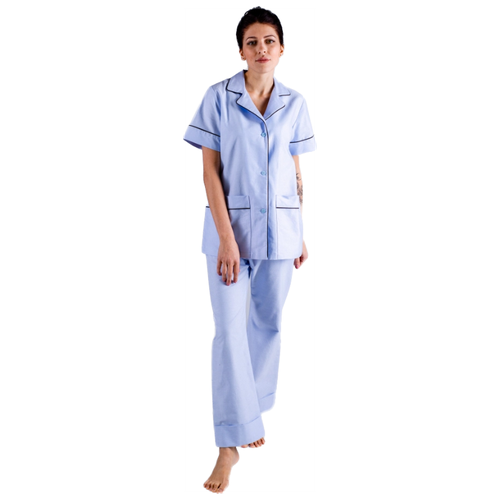 Пижама Малиновые сны, размер 48, голубой