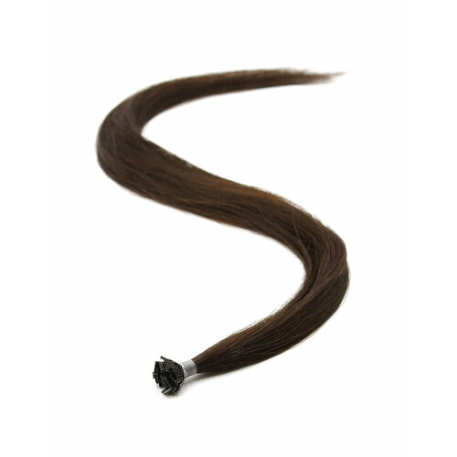 Hairshop Волосы для наращивания 2.0 (2) 50см J-Line (20 капсул) (Темно-коричневый)