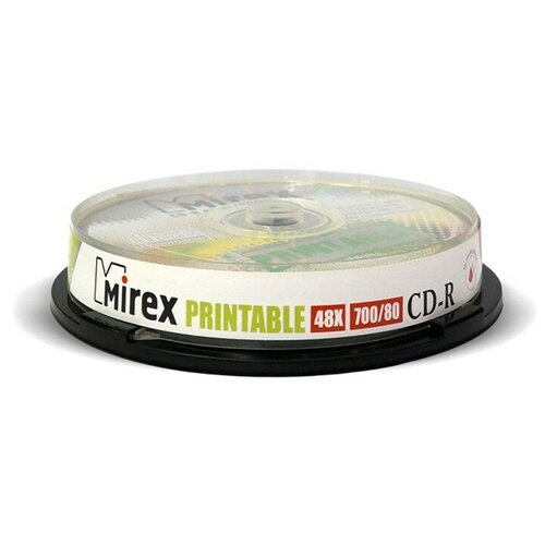 Диск CD-R Printable, 700 Мб (10 штук)