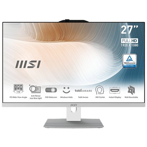 MicroStar Моноблок MSI Modern AM272P 12M-238XRU 9S6-AF8212-238 White 27"