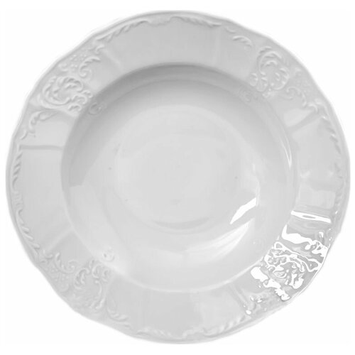Набор тарелок 21 см 6 шт глубокие Thun "Бернадотт /Без декора" / 033947