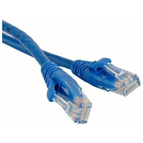 Патч-корд Hyperline H-BL, 0.5м (PC-LPM-UTP-RJ45-RJ45-C5e-0.5M-LSZ)