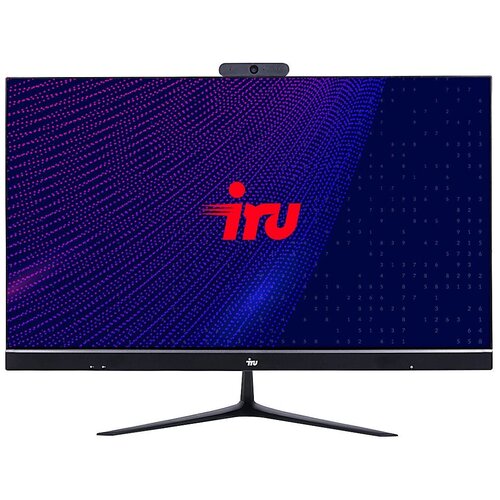 IRU Моноблок IRU Office P2720A3 27" Full HD Ath Si Pro 3125GE (3.4) 8Gb SSD240Gb RGr CR Free DOS GbitEth WiFi BT 120W Cam черный 1920x1080 1722590