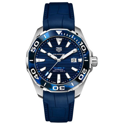 Наручные часы TAG Heuer Automatic WAY201P.FT6178, серебряный, синий
