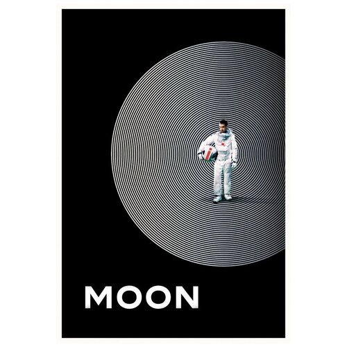 Плакат, постер на холсте Moon/Луна 2112. Размер 21 х 30 см