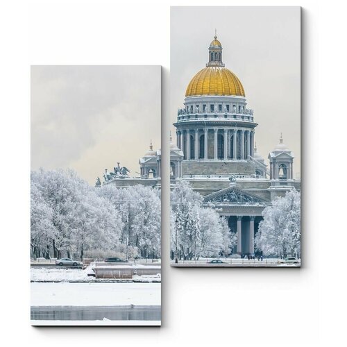 Модульная картина Зимний Петербург50x63