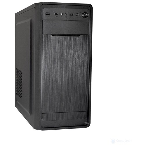 Exegate EX283070RUS Корпус Miditower ExeGate XP-332 Black ATX 2*USB Audio