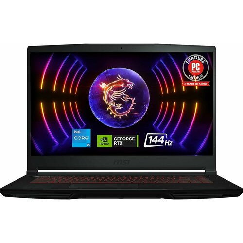 Игровой ноутбук MSI Thin GF63 Gaming Laptop (Core i5-12450H/8Gb/512Gb/15.6 FHD 144Hz/RTX 2050 4GB/Windows 11 Home ) английская клавиатура